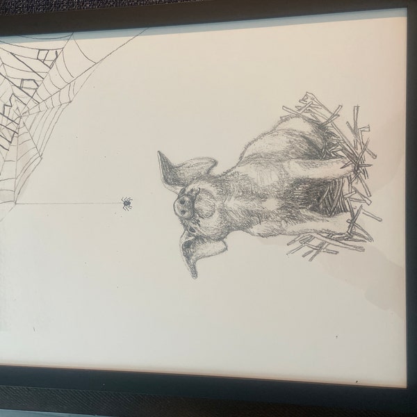 Charlotte’s Web Art Sketch Wilbur the Pig Pencil Drawing Children’s ...