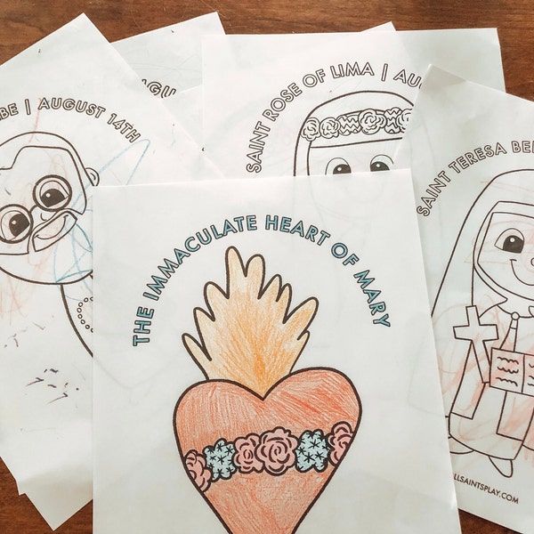 All Saints Day Party Celebration Kit | Learn About the Saints, Catholic ...