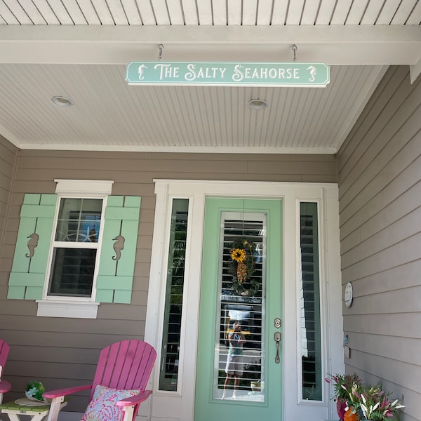 Personalized Custom PVC Sign for Your Beach Home Coastal Retreat - 38 ...