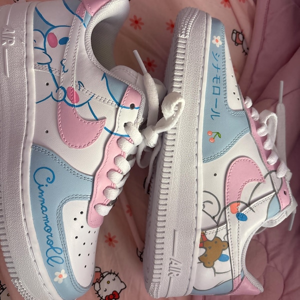 Custom Painted Jordan 1 Mid, Custom Jordans, Mario Jordan 1’s, Peach ...