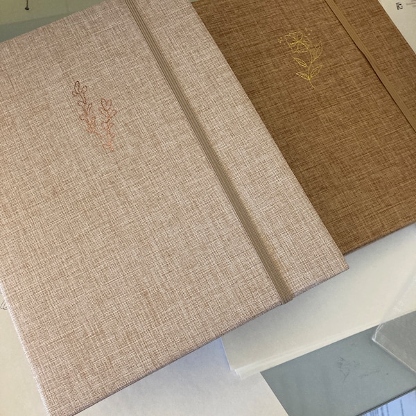 Elegant 4x6 Linen Photo Album Set for 120 Photos (set of 2) | Cute Gift ...