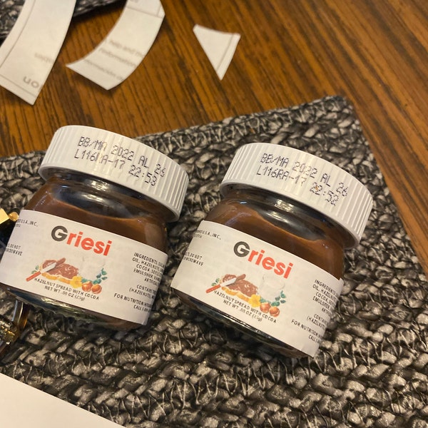 Print at Home Custom Mini Nutella Jar Labels and Tags With Step-by-step ...