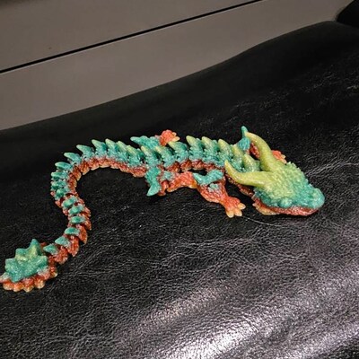 3D Printed Articulated Snake BOA Design by Cinderwing3d authorized ...