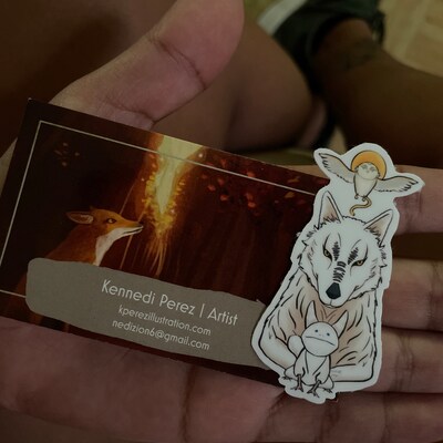 Loth Wolf Loth Cat Morai Vinyl Sticker Waterproof/decal/glossy - Etsy