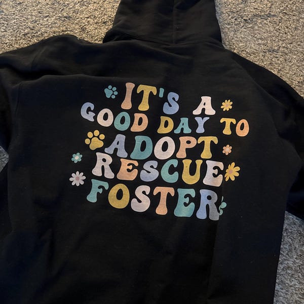 Dog Rescue Hoodie, Adopt Rescue Foster, Retro Rescue Mom Sweatshirt ... Dog Rescue Hoodie, Adopt Rescue Foster, Retro Rescue Mom Sweatshirt ...