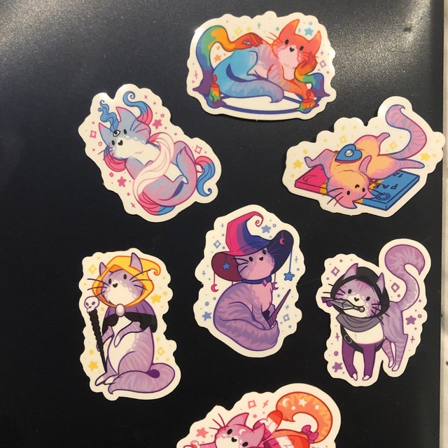 Stickers Prints and other magical Merch by EvocaitArt on Etsy