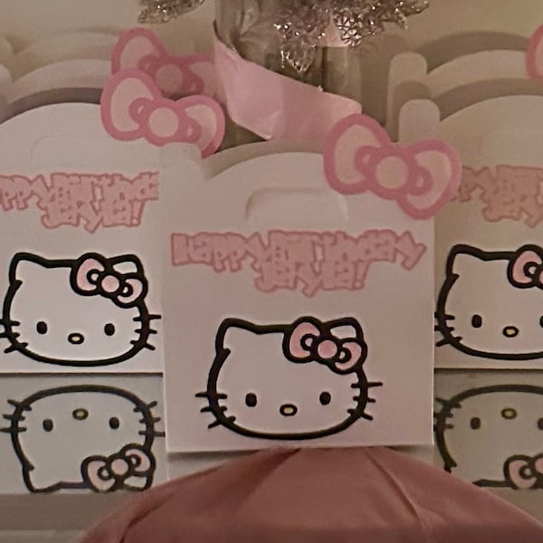 Kawaii Kitty Party Gift Boxes - Etsy