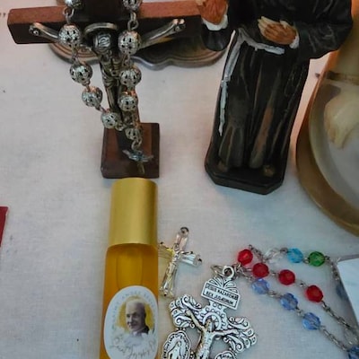 Cross of Pardon & Medal Our Mother of Good Guard Marie Julie Jahenny ...