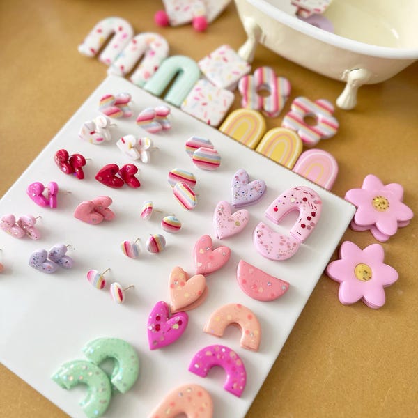 Animals Part 2 Polymer Clay Cutter, Mouse Cutter, Sheep Cutter, Frog ...