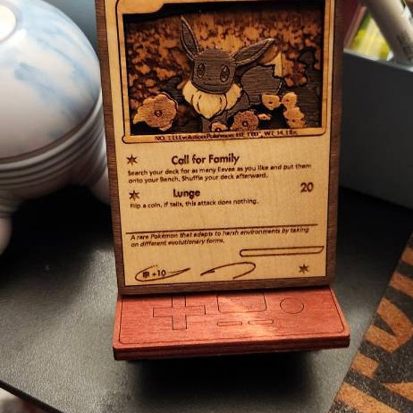 Custom Wooden Pokemon Cards - Etsy