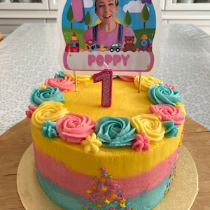 Customized Ms. Rachel Happy Birthday Poster Instant Download Editable ...