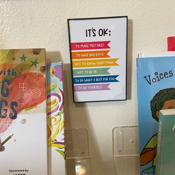Its Ok Not to Be Ok,positive Affirmations for Kids, Classroom Art ...