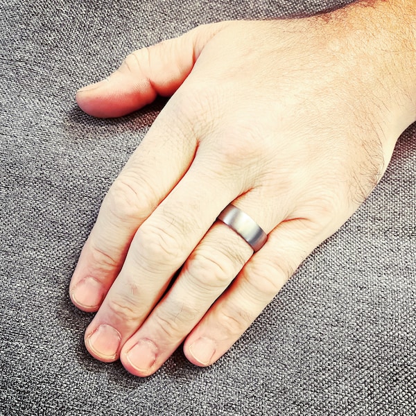 Carbon Fiber Ring With Elk Antler Liner, Engagement Rings, Black Rings ...