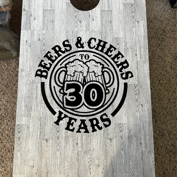 Beer Birthday 30 Years Svg Files for Cricut. Anniversary Gift Beer ...