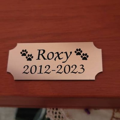 Custom Engraved 2x6 Gold in Loving Memory of Name Plate - Etsy