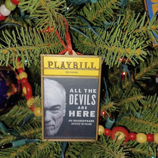 Playbill Inspired Broadway Ornament - Etsy