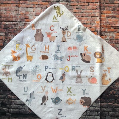 Animal Alphabet Card Set Alphabet Flash Cards Abc Nursery Wall Cards ...