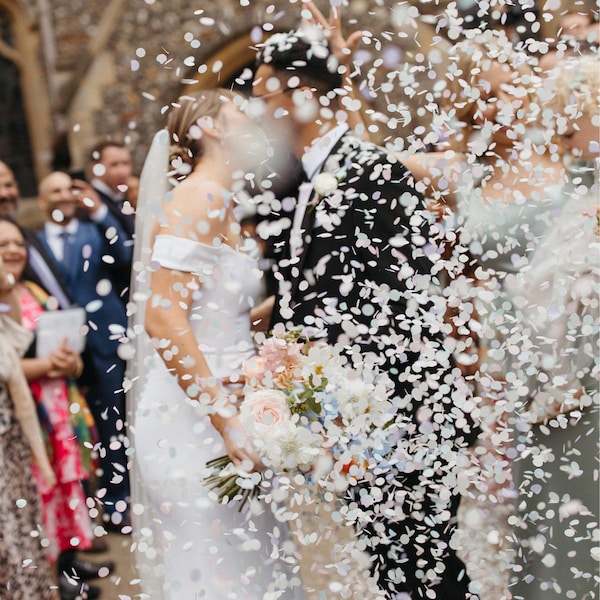 Biodegradable Confetti - Pastel Rainbow Wedding Confetti Mix, Baby ...