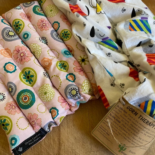 Microwave Rice Pack Set, Heat Pad, Long Neck Wrap Eye Pillow ...