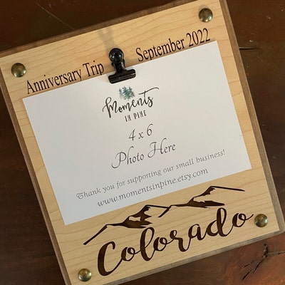 Colorado Picture Frame, Colorado Themed Gift, Colorado Gifts, Colorado ...
