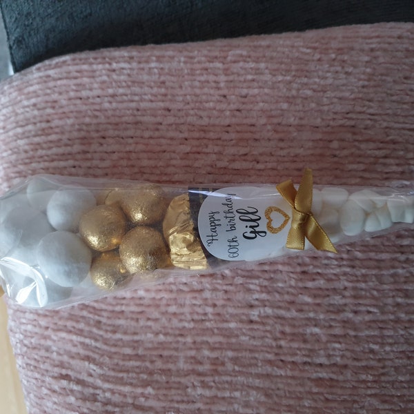Luxury Lindor / Ferrero Rocher Gold, Silver, Pink or Blue Sweet Cone ...