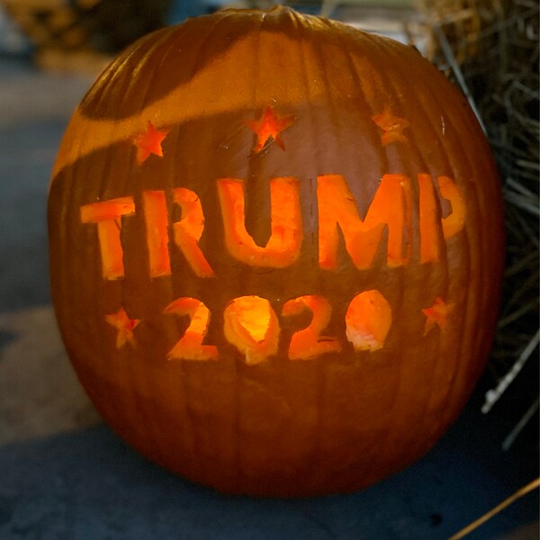 Donald Trump Pumpkin Carving Patterns for Halloween // Trump 2024 Jack ...