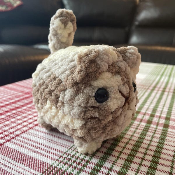 Crochet Mini Loaf Cat Plush| Amigurumi | Handmade Plushie | Cute ...