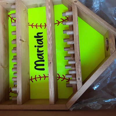 Softball Ring and Ball Display, Softball Ring Display, Softball Ring ...