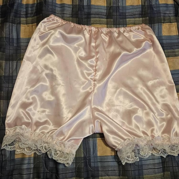 Satin Bloomers Unisex Legs Elasticated Lace Approx Length 50cm (s-4xl ...