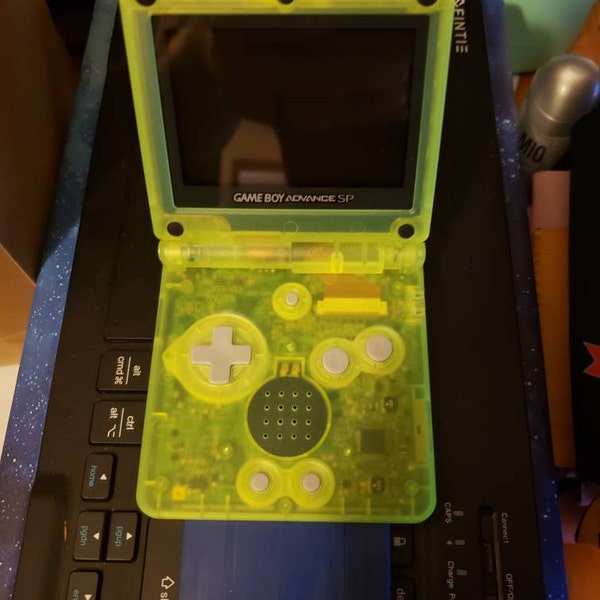 BRAND NEW Very High Quality IPS Ready! Game Boy Advance Sp Clear Shell ...