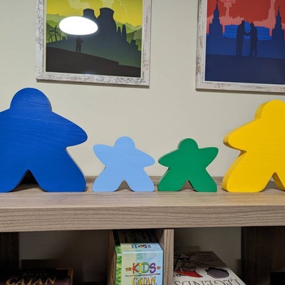 Giant Wooden Meeple for Board Game Lovers Ready to Paint - Etsy
