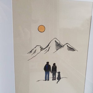 Eryri snowdonia Topograhic Map Poster Cymru wales Hiking Vintage ...