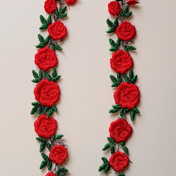 Rose Border Machine Embroidery Design - Floral Border Embroidery. 2 ...