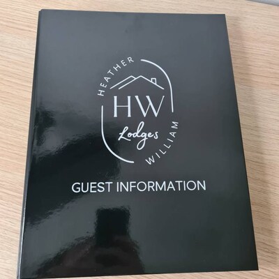 Guest Information Folder, A4 Personalised Files & Folders, Document ...