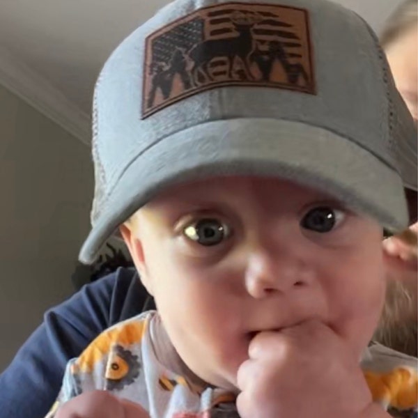 Custom Toddler Ball Cap Hat With Mesh Back, Infant Hat, Signature Hat ...