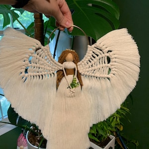 Macrame PATTERN Angel PDF Pattern Macrame Doll Beginner Macrame - Etsy