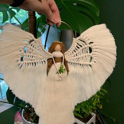 Macrame PATTERN Angel PDF Pattern Macrame Doll Beginner Macrame - Etsy