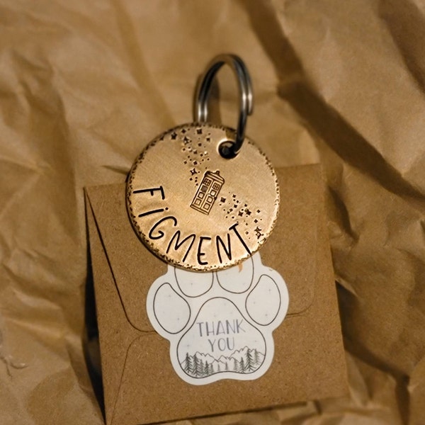 Dog Tag, Dog Tags for Dogs, Dog Tags, Pet Id Tag, the Tardis, Phone ...