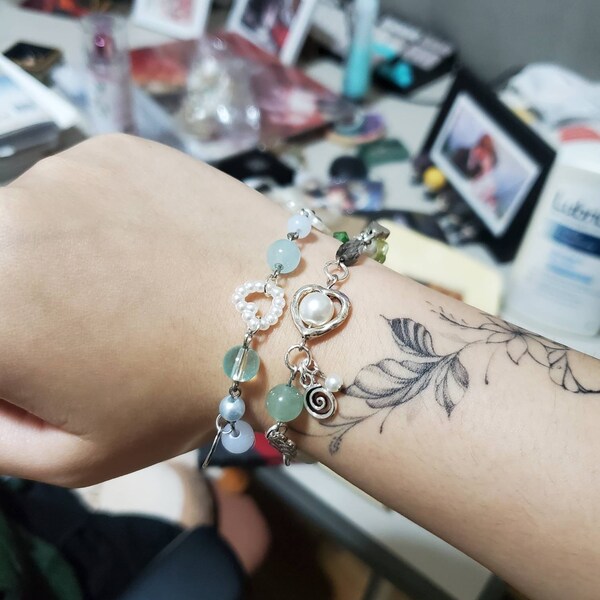 Treasure From the Ocean Cluttercore Necklace Handmade Beaded Necklace ...