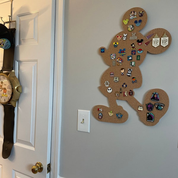 Mickey Full Body Pin Board, Mickey Black Pin Board, Mickey Full Body ...