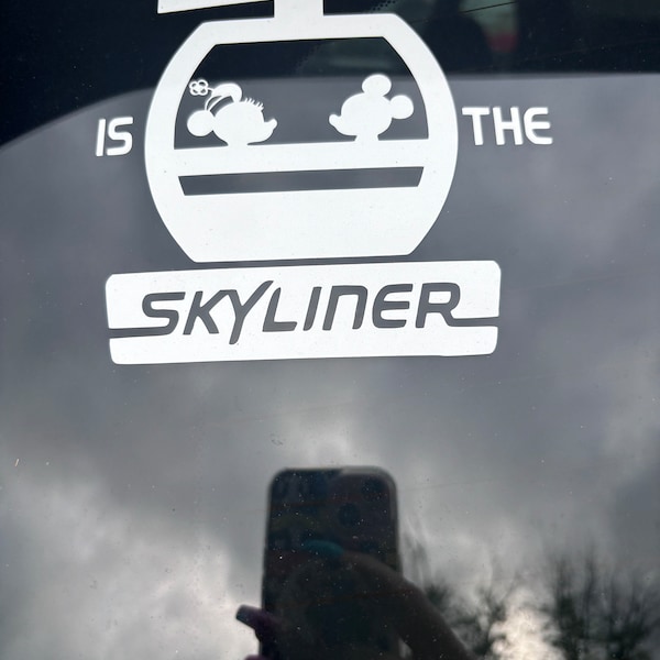 My Other Ride Is The Skyliner Decal, Disney Decal, Disney Sticker