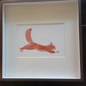 Medieval Rabbit or Hare... Handmade Linocut Print - Etsy
