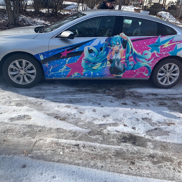 Lightning Car Side Wrap Full Color Graphics Vinyl Livery Decal Racing ...