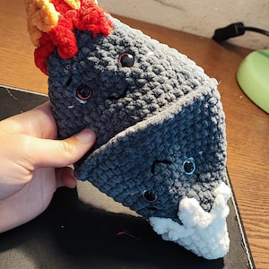 Reversible Volcano Amigurumi Crochet Pattern, Mountain,kawaii, Lava ...