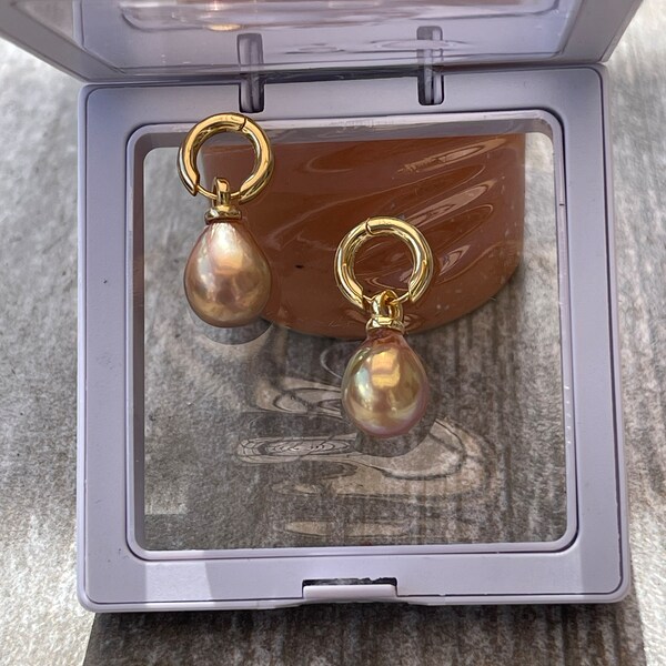 Large Pink Purple Fireball Pearls Flameball Natural Metallic Baroque ...