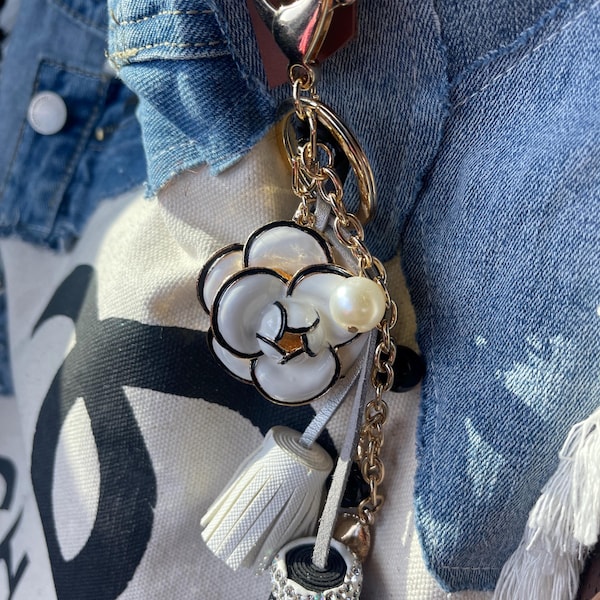 Heart Bag Charm Keychain Keyring Car Key Charm Red - Etsy