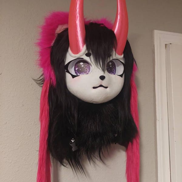 Fursuit Head Wall Mount: Cosplay Headgear Display (10lb Max Load) - Etsy