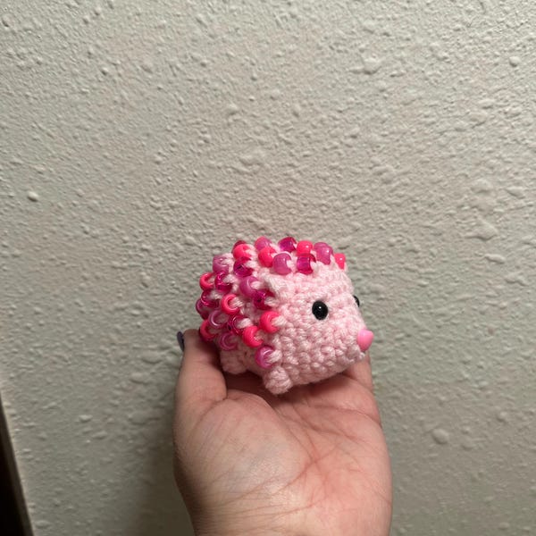 Beaded Fidget Hedgehog Crochet Pattern Crochet Fidget Toy Fidget ...