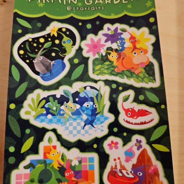 4x6 Pikmin Sticker Sheet - Etsy