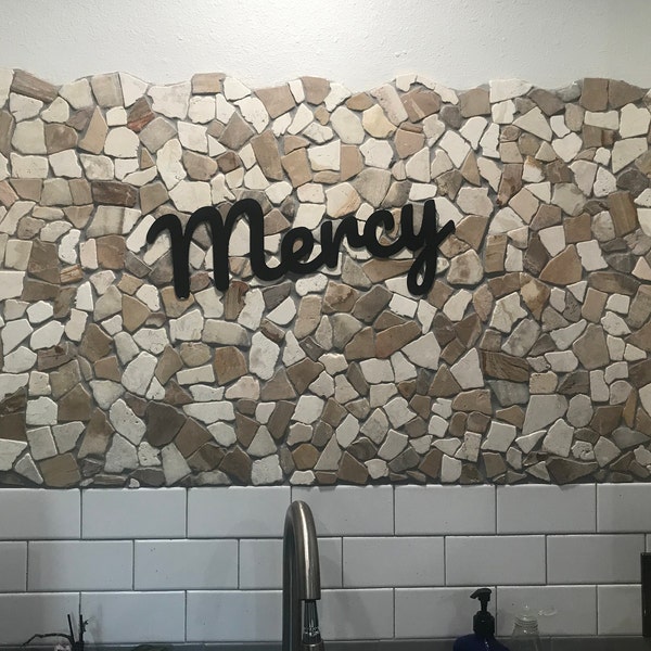 Custom Metal Words, Custom Metal Words for the Wall, Custom Word Signs ...